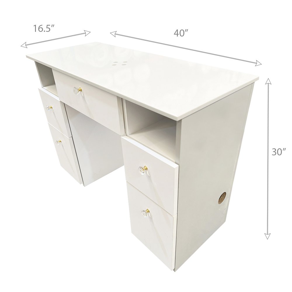 Combo Nail Table + Technician Chair + Customer Chair - Nail Chairs ...